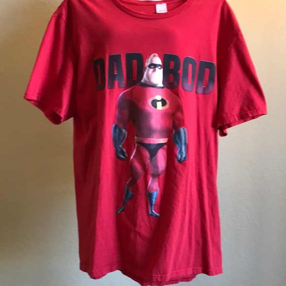 Disney | Shirts | Disneypixar Dad Bod Tshirt Xl Mens | Poshmark